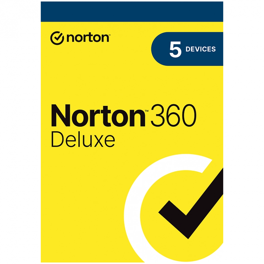 Norton 360 Deluxe 5 Devices, 1 year, ESD
