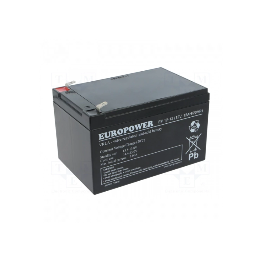 UPS Battery Europower ES12-12 12V 12Ah