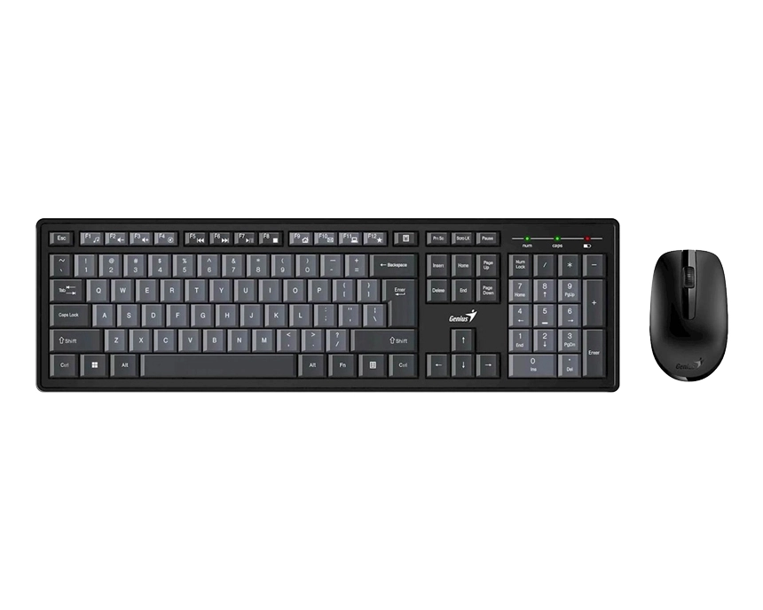 GENIUS Smart KM-8200 Wireless USB US crna tastatura + miš