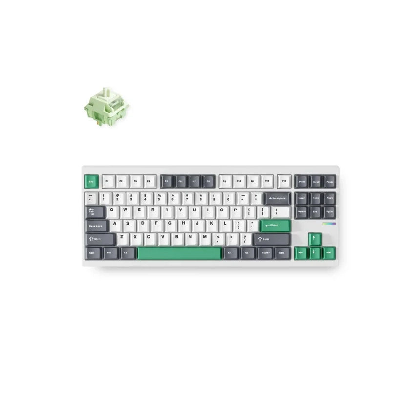 Gaming tastatura MCHOSE GX87 Lite Mehanička white nano spraying