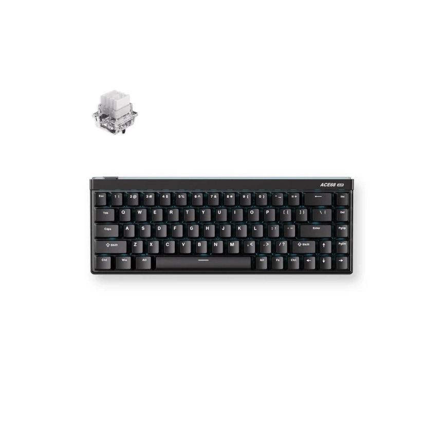 Gaming tastatura MCHOSE Ace 68 Air Ultra Esports Magnetic Switch aurora black