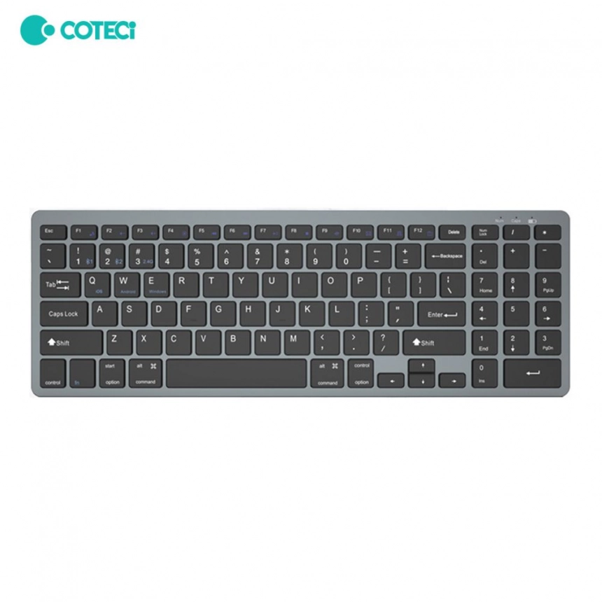 Tastatura Coteci 84007 siva