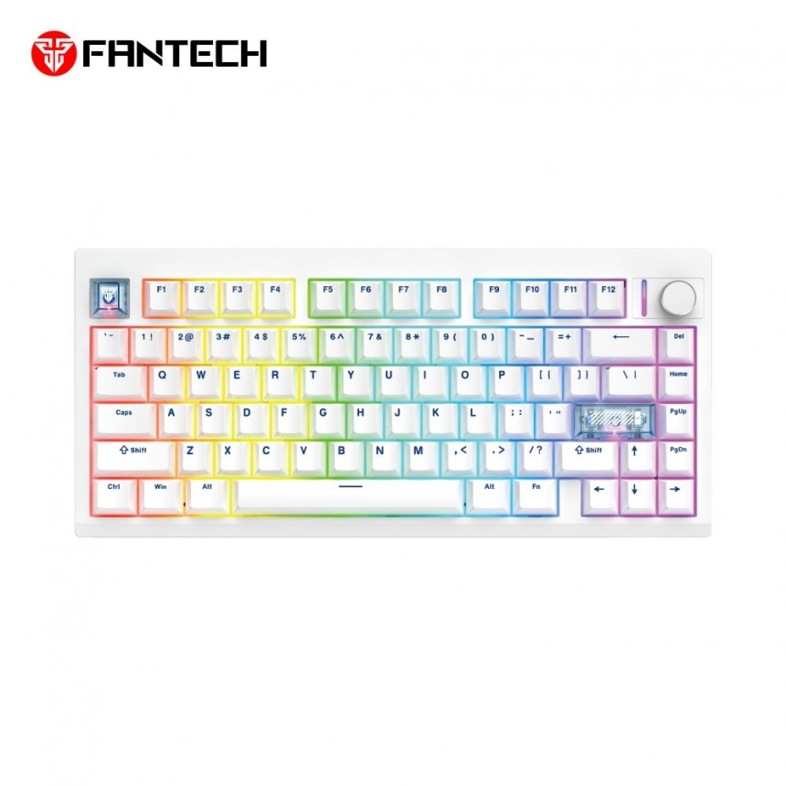 Tastatura Mehanicka Gaming Fantech MK921 Maxfit 8 Wireless white white switch
