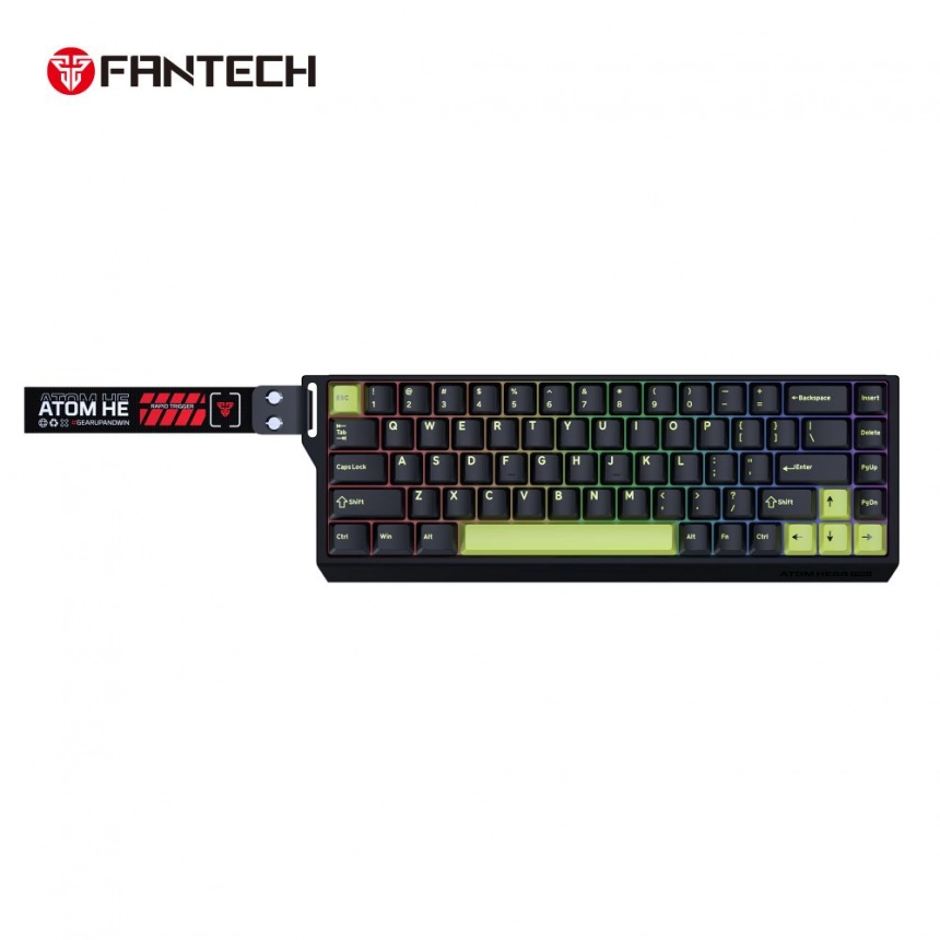 Tastatura Wired Magnetic Gaming Fantech MK922 Atom HE68 Pro Mori crna (emerald switch)