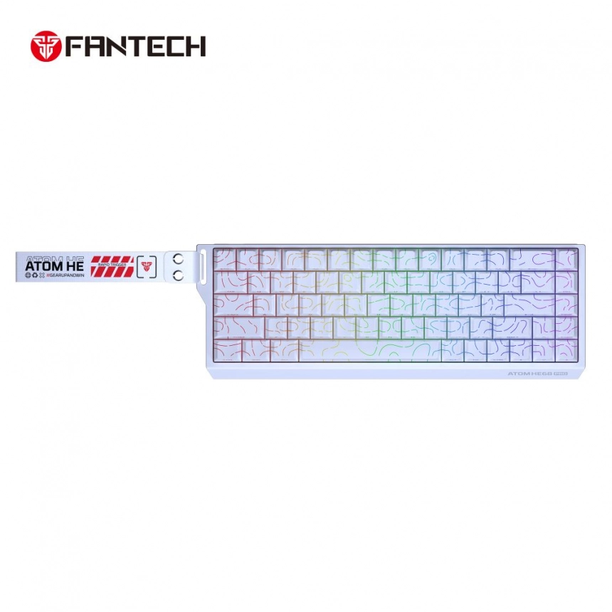 Tastatura Wired Magnetic Gaming Fantech MK922 Atom HE68 Pro Topo bela (emerald switch)