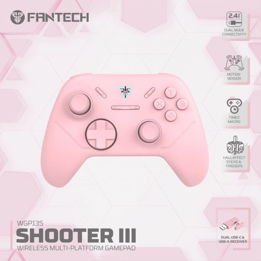 Joypad wireless Fantech WGP13S Revolver III Sakura