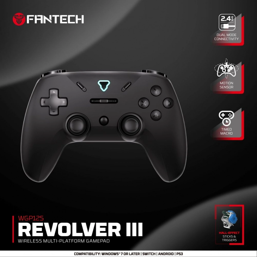 Joypad wireless Fantech WGP12S Revolver III crni