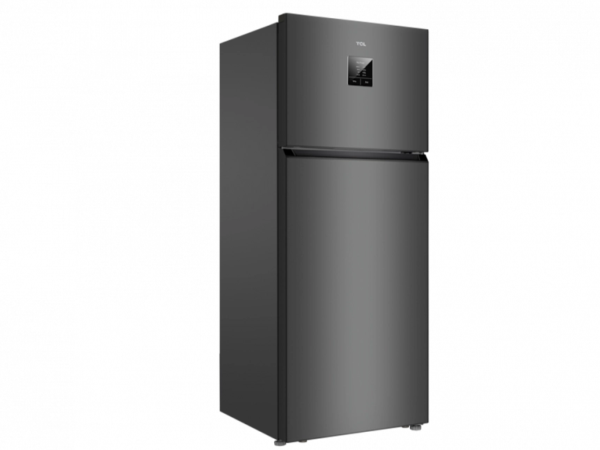 Frižider TCL RP465TSE1/samostojeci/kombinovani/TopFreezer/Total No Frost/E/465L/185x70,6x68,6cm/siva