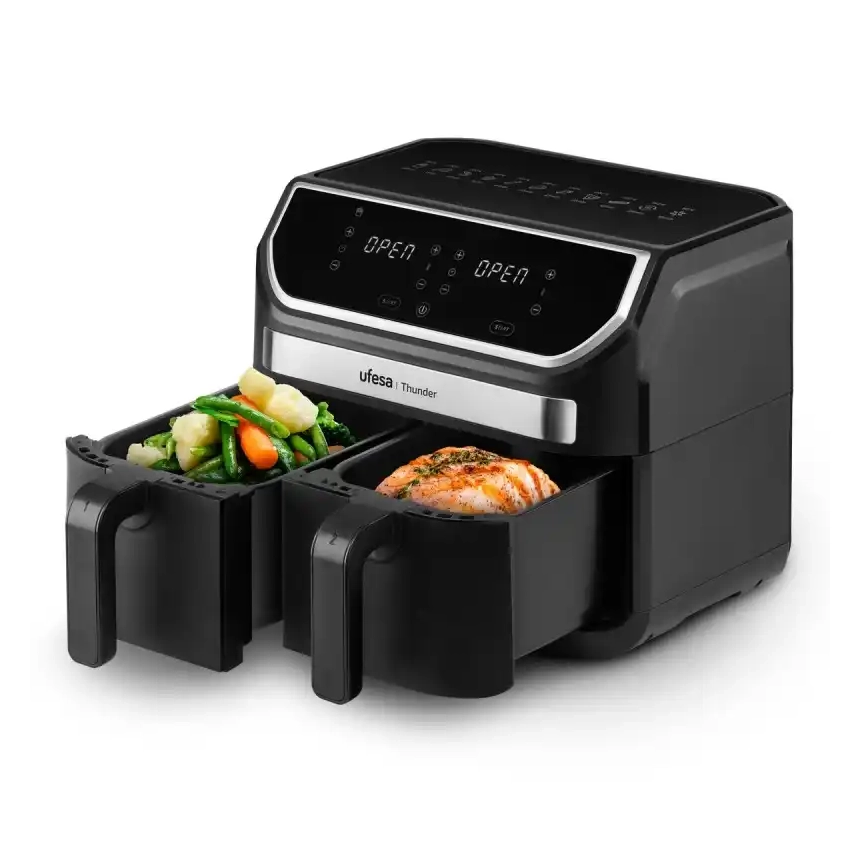AirFryer Ufesa Thunder/bezuljna/zapremina 9l/dupla posuda