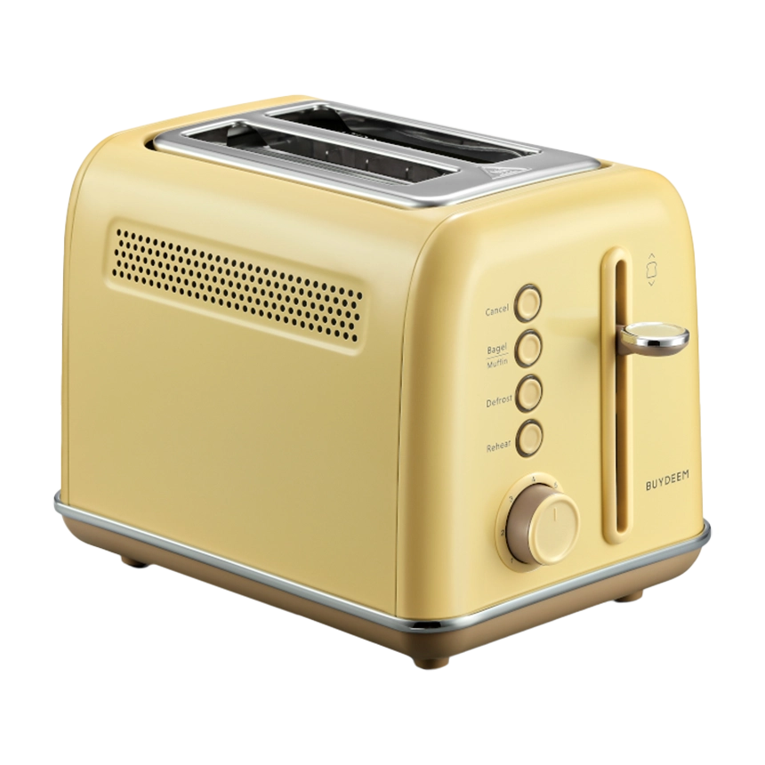 BUYDEEM 2 Slice Toaster, model DT620E, color Mellow Yellow, EU