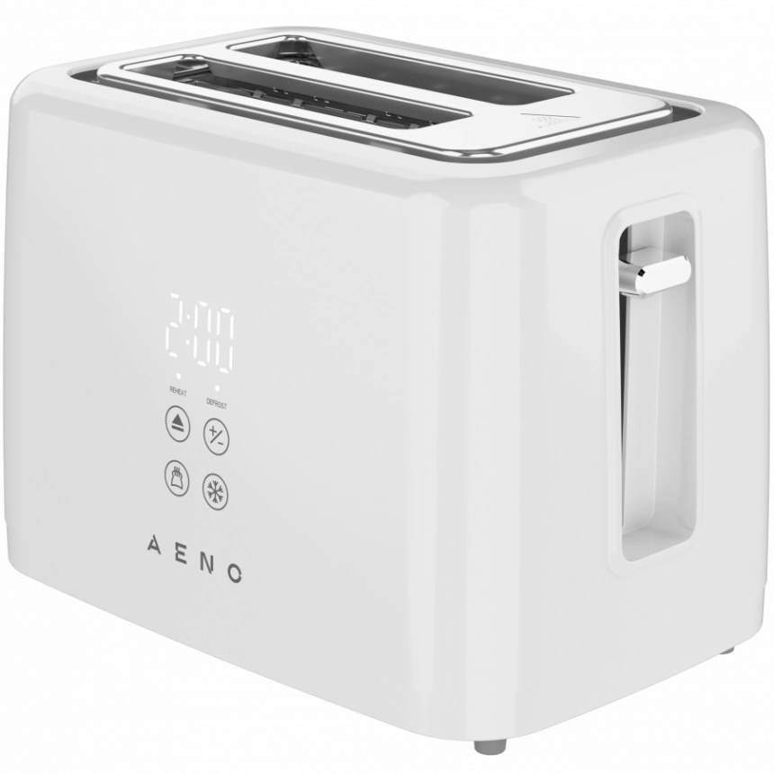 Aeno Electric Toaster, White, 220-240V, 50-60Hz, 780-930W, 2 slots, 3 modes, 7 browning levels