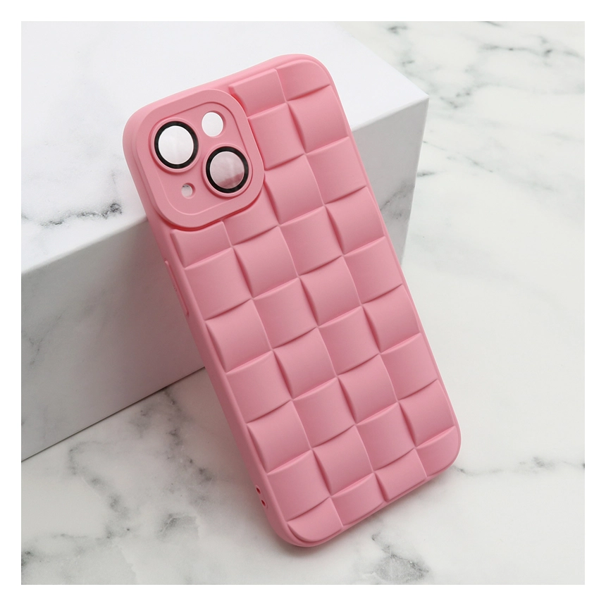 Futrola 3D WALL za iPhone 14 roze