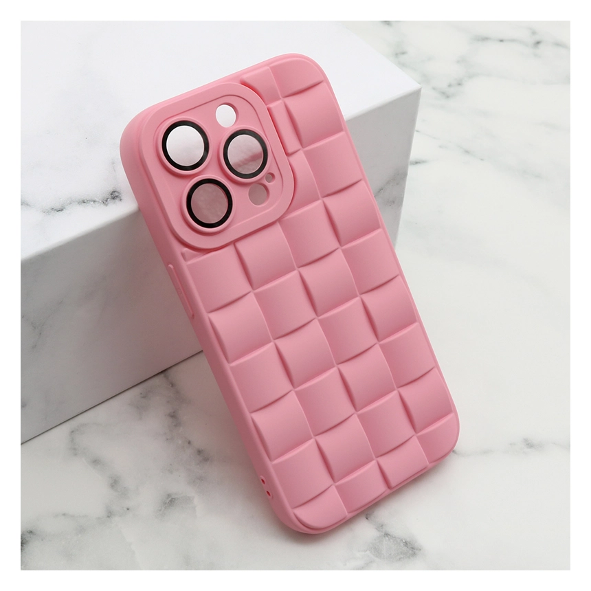 Futrola 3D WALL za iPhone 14 Pro roze