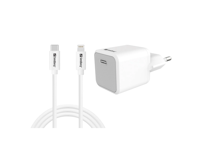 Kucni punjac Sandberg 441-57 USB-C 20W sa Lightning kablom 1m