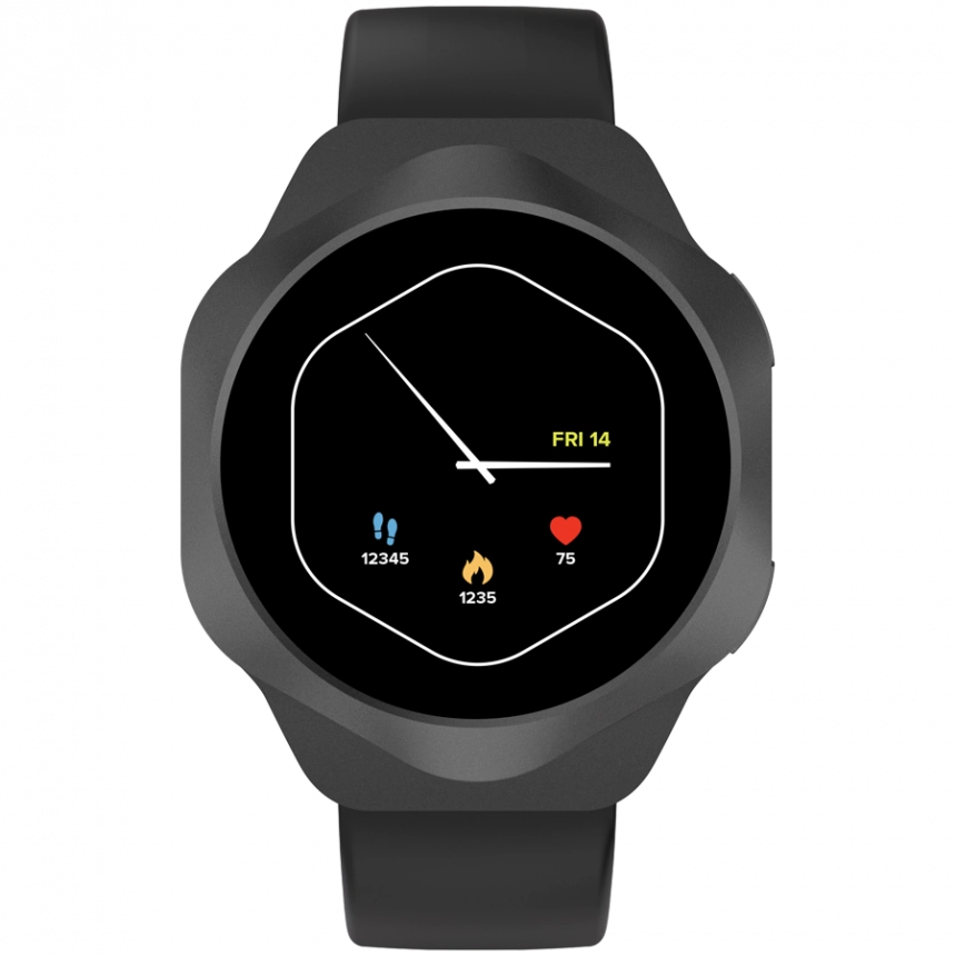 CANYON Smart Watch Hexagon 88 BT-CALL Black