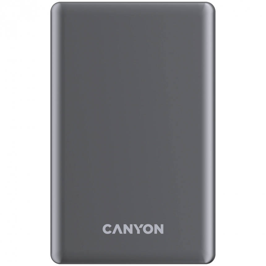 CANYON power bank OnPower 510 slim Magnetic 10000 mAh PD20W Dark Grey