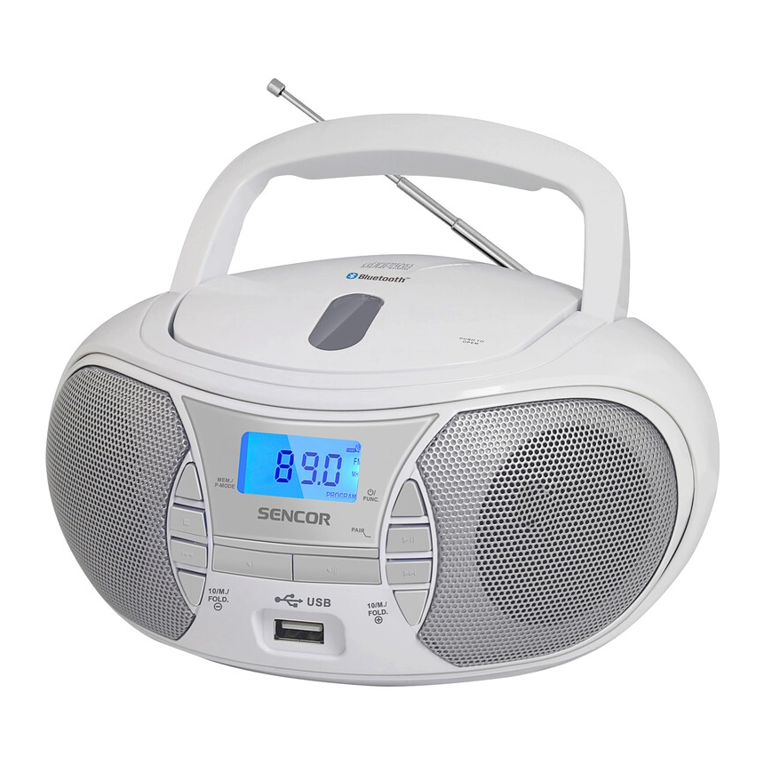 Radio CD Player SENCOR SPT 2700 WH S CD/MP3/USB/BT