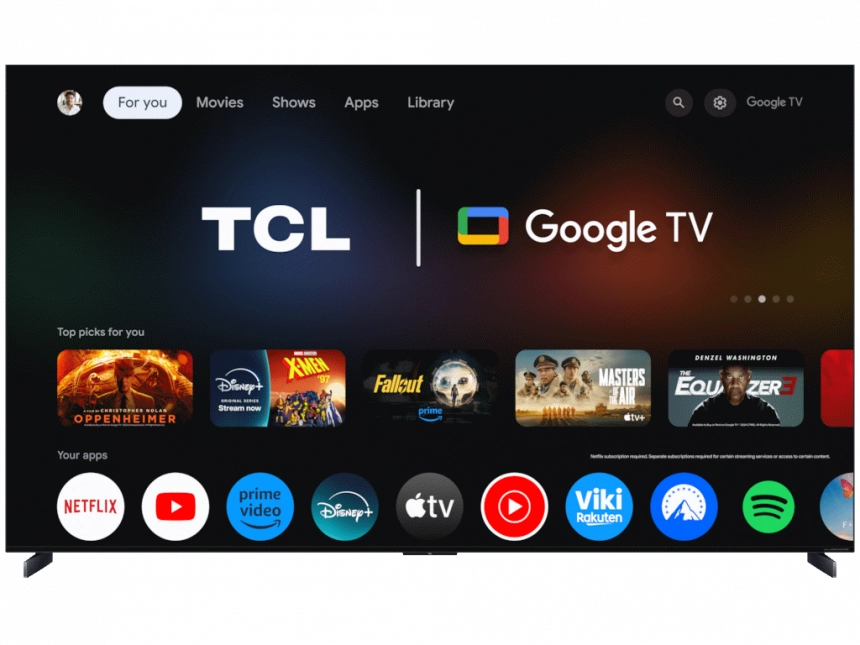 Televizor TCL 98X11K/MiniLED/98"/4K/144Hz/Google TV/Bang&Olufsen/crna