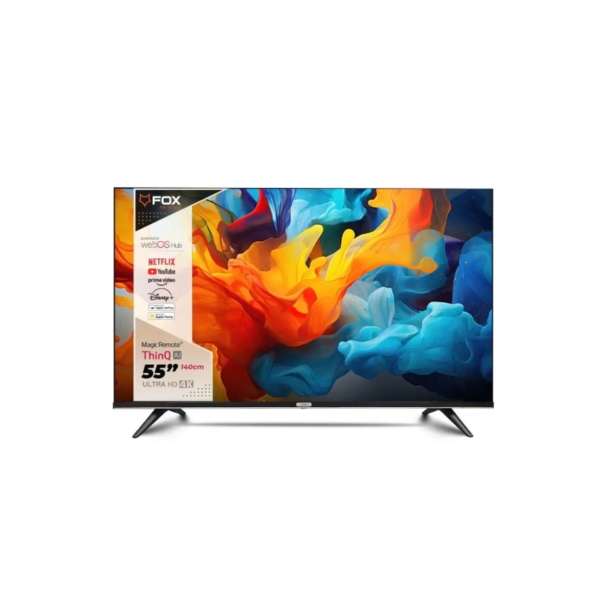 SMART LED TV 55 FOX 55WOS626D 3840x2160/4K/DVB-T2/Bluetooth/WiFi/Magic Remote/Frameless/webOS