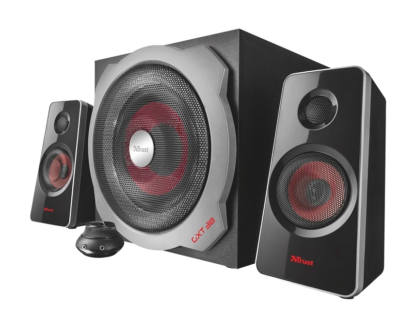 Zvucnik TRUST GXT 38 2.1/120W(60W RMS)/Ultimate Bass/gaming/crna