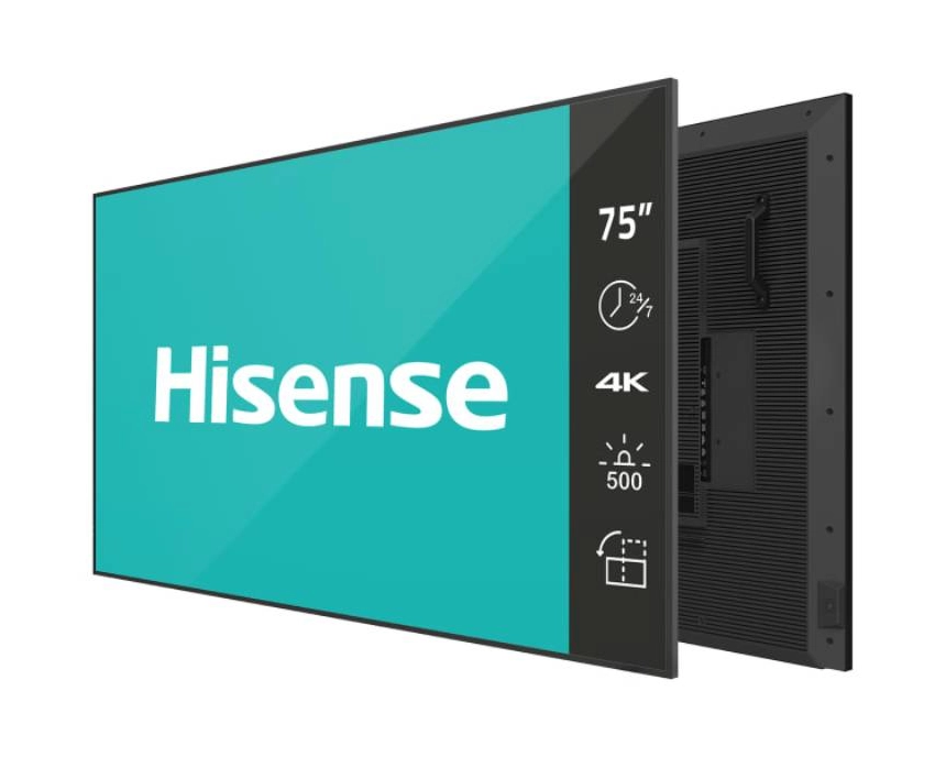 HISENSE 75 inča 75DM66D 4K UHD 500 nita Digital Signage Display - 24/7 Operation