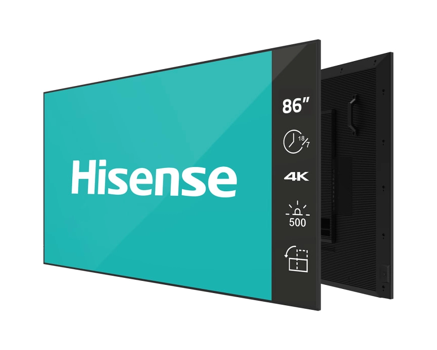 HISENSE 86 inča 86GM50D 4K UHD 500 nita Digital Signage Display - 18/7 Operation