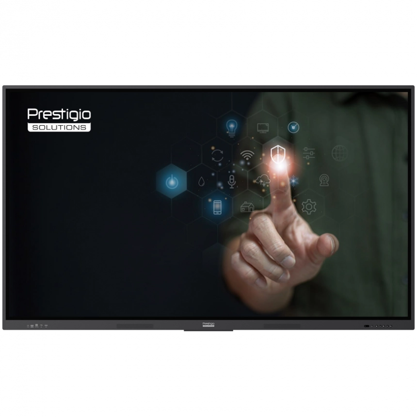 PRESTIGIO SOLUTIONS Multiboard 65" Light Series UHD 4K, Android 13, Dual Wi-Fi, 40TP, touch pen