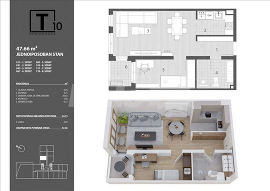 Terminal 10 Residences - useljivo do kraja 2026.