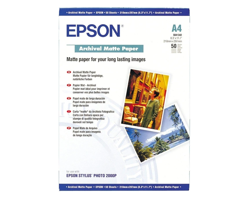 EPSON S041342 A4 (50 listova) ARCHIVAL MATTE PAPIR