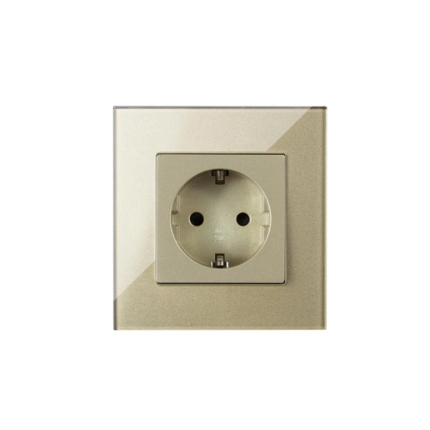 Exeshop 16A EU Wi-Fi WALL SOCKET Zlatni (TUYA)