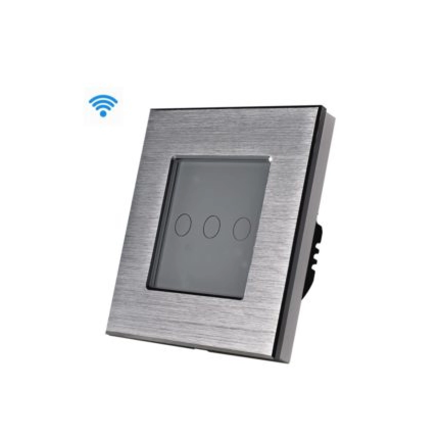 Exeshop 3G Wi-Fi pametni prekidači AL NN Silver (WIFI TOUCH SWITCH)
