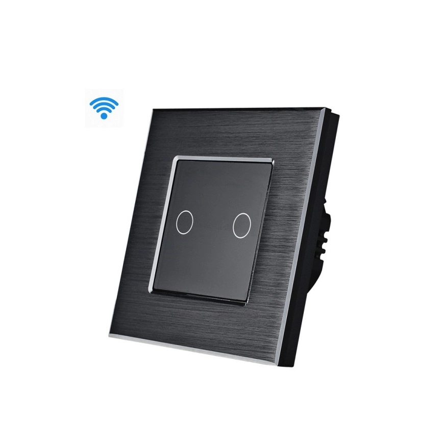 Exeshop 2G Wi-Fi pametni prekidači AL NN Crni (WIFI TOUCH SWITCH)