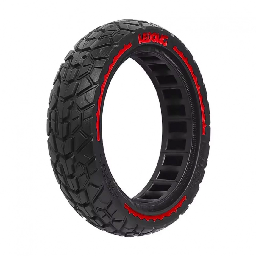 Guma za elektricni trotinet 8.5x2.0 inch off road crno crvena