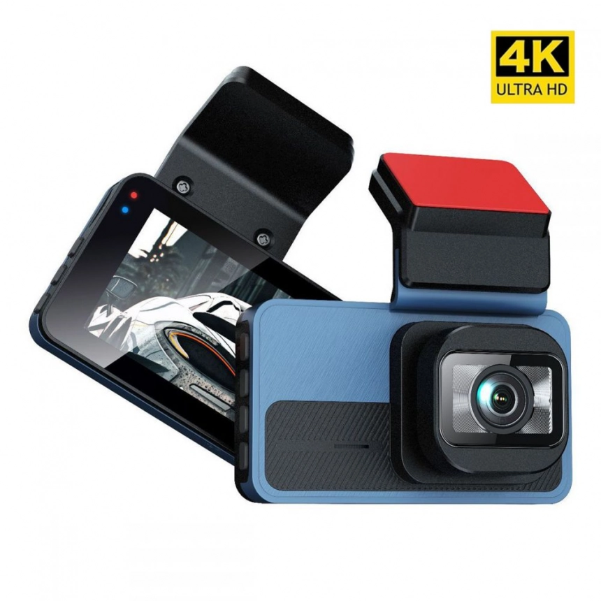 Kamera za Auto DashCam Pro JWD 4K crna