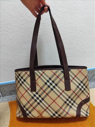 Burberry Haymarket Check Tote torba