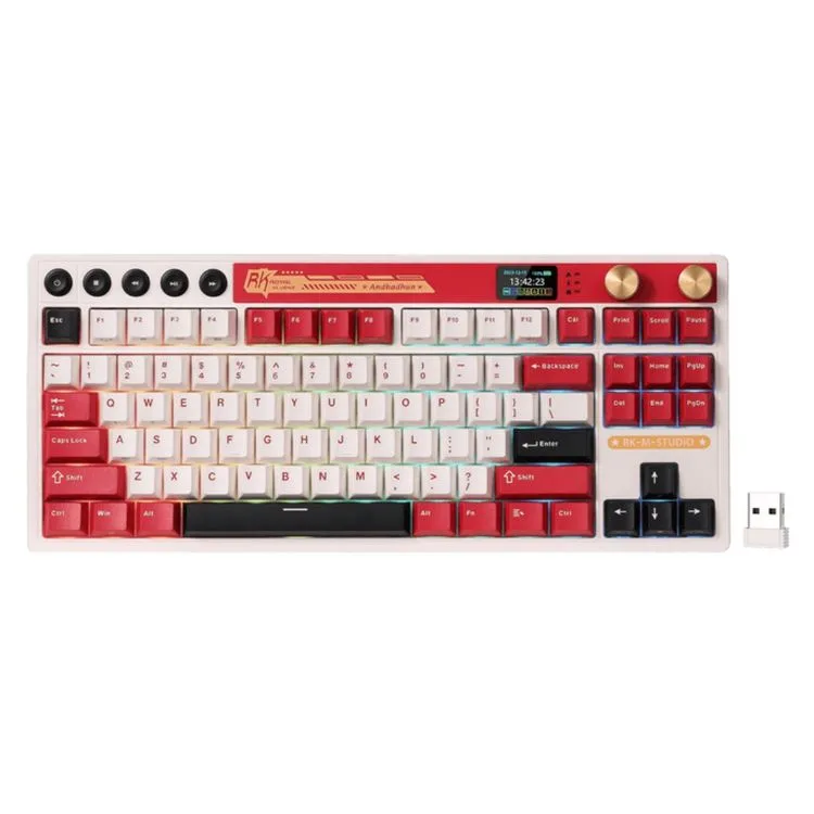 ROYAL KLUDGE M87 Cream Switch Famicom US