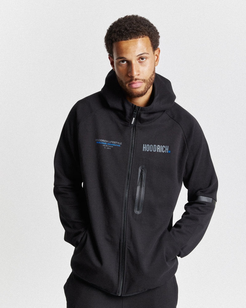 Hoodrich OG Cycle Full Zip Muške Duks Crne Sive Plave Srbija | 54KQUFZMH
