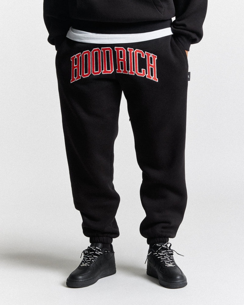 Hoodrich Phoenix Oversized Muške Jogger Pantalone Crne Bijele Crvene Srbija | 05XSLFMON