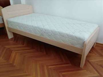 Krevet Afrodita beli bajc+dušek Superior 90x200