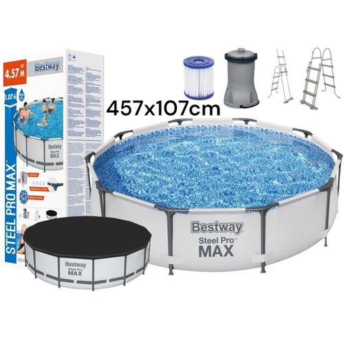 Bestway Bazen sa filter pumpom steel pro max set 457x107cm 56488