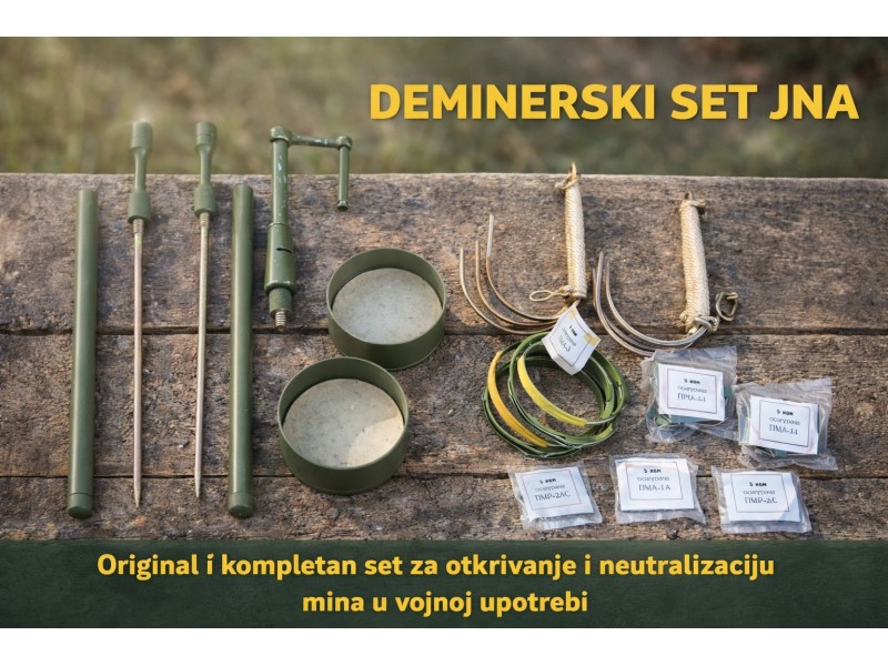 Veliki originalni deminerski set JNA