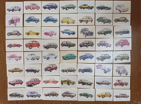 Istorija automobila (1989) - Lot 83 zive sličice