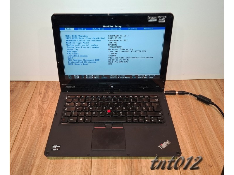 == LENOVO S230u = Intel i5-3337U = 4Gb = 12,5 LED ==