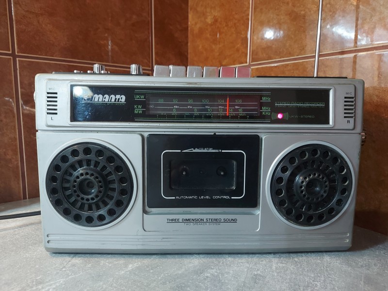 RETRO RADIO KASETOFON MANTA