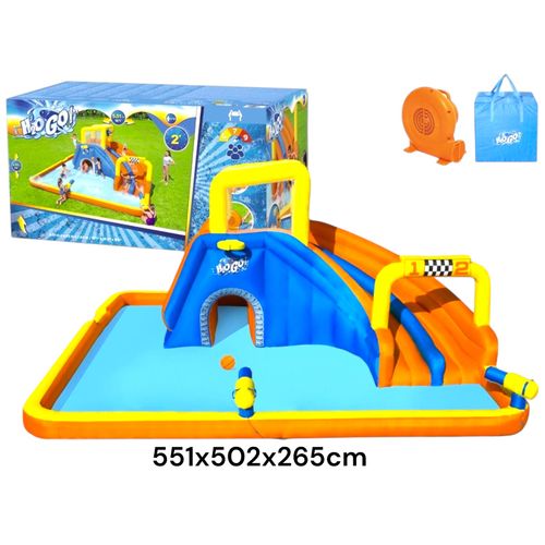 Bestway Bazen za decu Water Park Super Speedway Mega5-10age, 551x502x265cm 53377