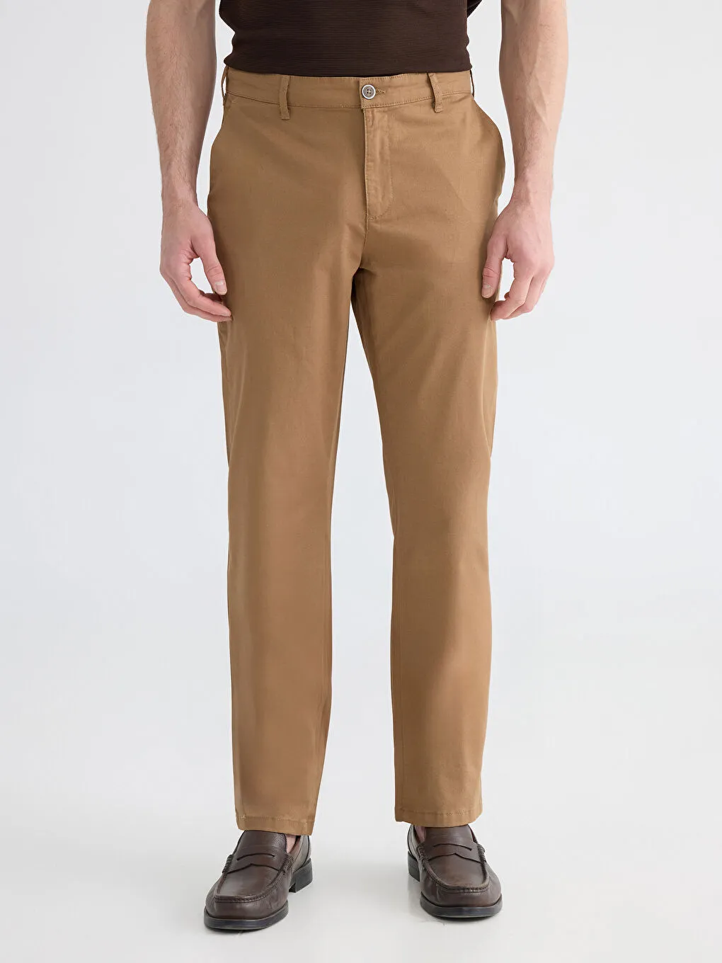 LCWAIKIKI Classic Standardni Kroj Gabardin Muške Chino Pantalone