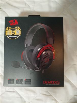 Gaming slušalice – Redragon Diomedes-kao nove–sa g