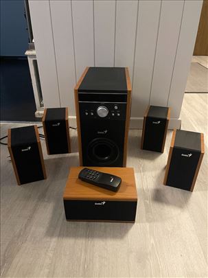 GENIUS 5.1 Surround Sistem – Drvo – Jak Bass – CH
