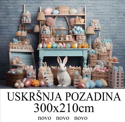 Pozadina za uskrsnje fotografisanje 300x210cm