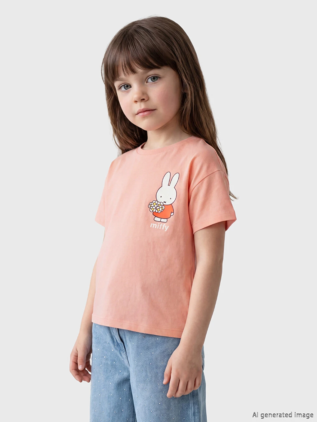 LCW Kids Miffy Štampana Dečja Džersi Majica